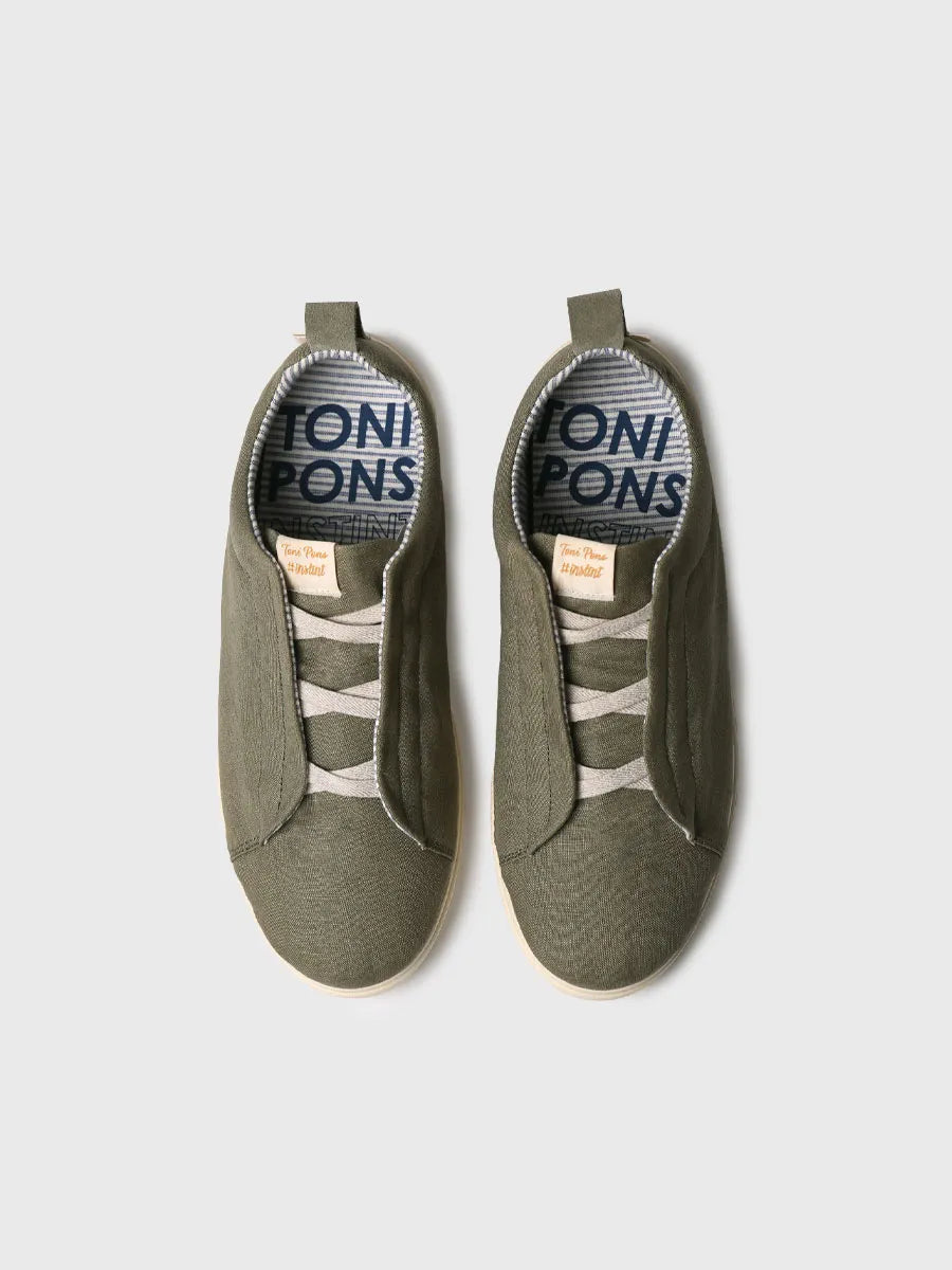 Zapatilla deportiva de hombre con cordones elásticos | IKER-L
